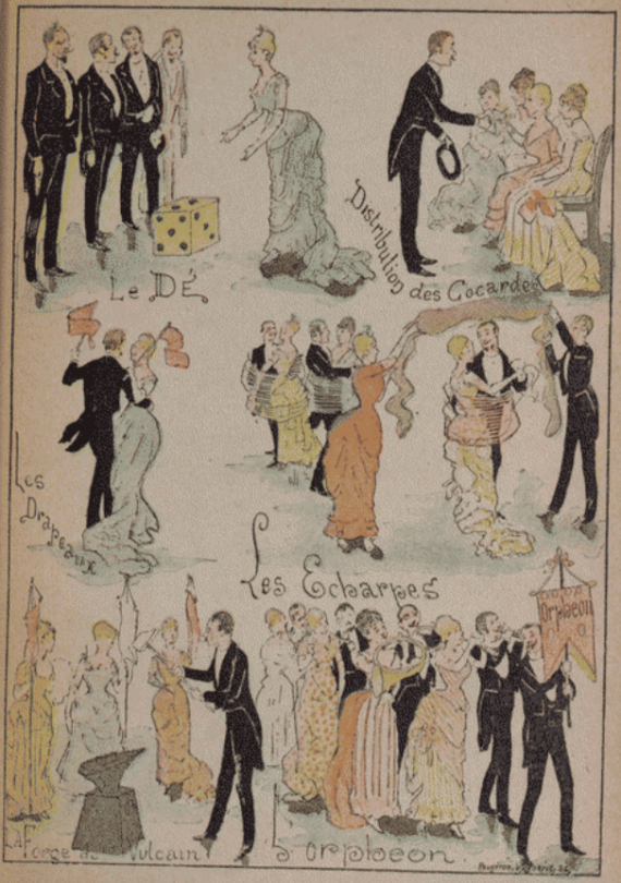 A cotillion that causes a scandal - Histoire de bal
