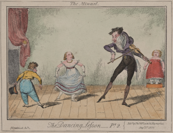 Quadrille vs. Contredanse, 1823 - Histoire de bal